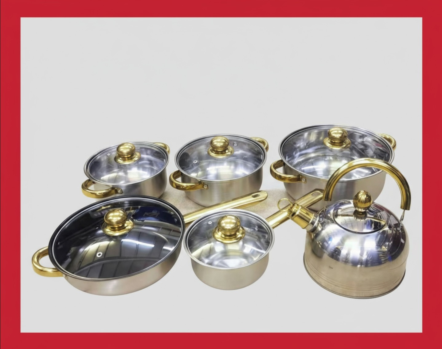 12pc Cookware Set – China Discounters